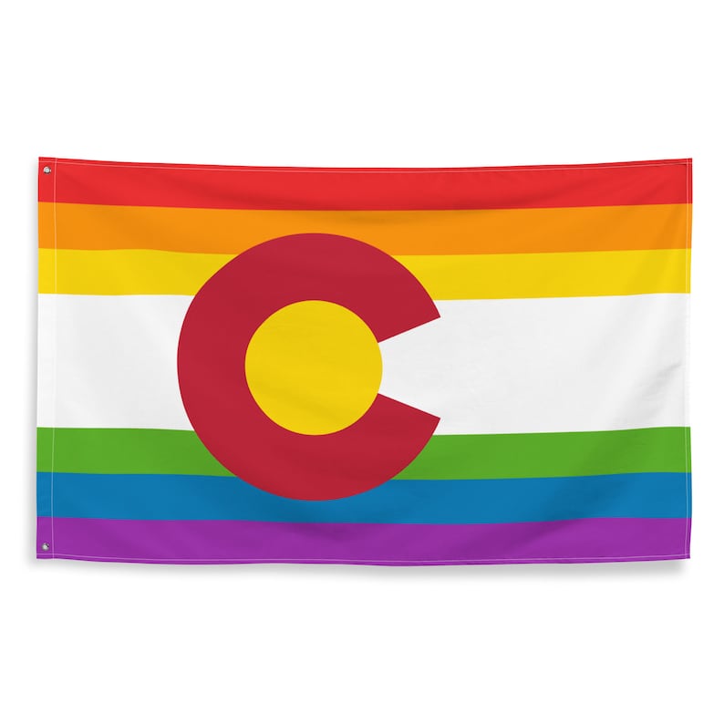 LGBT Colorado Pride Flag 3x5 - Etsy