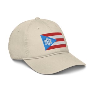 Puerto Rico Taíno Sun Boricua Sol De Jayuya Flag Embroidered Organic ...