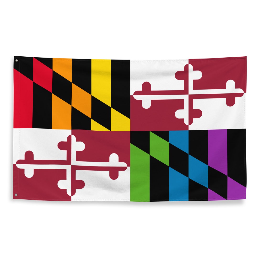 Maryland Pride Flag 3x5 - Etsy