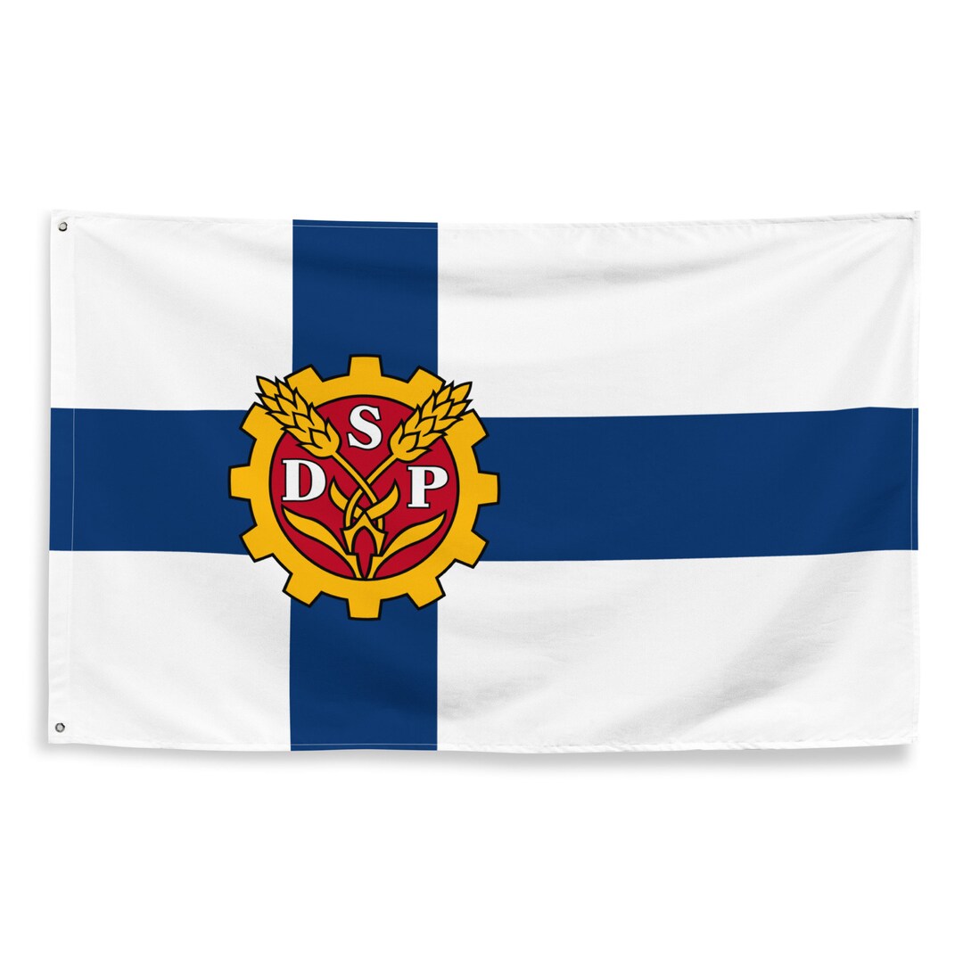 Social Democratic Party of Finland Flag 3x5 - Etsy