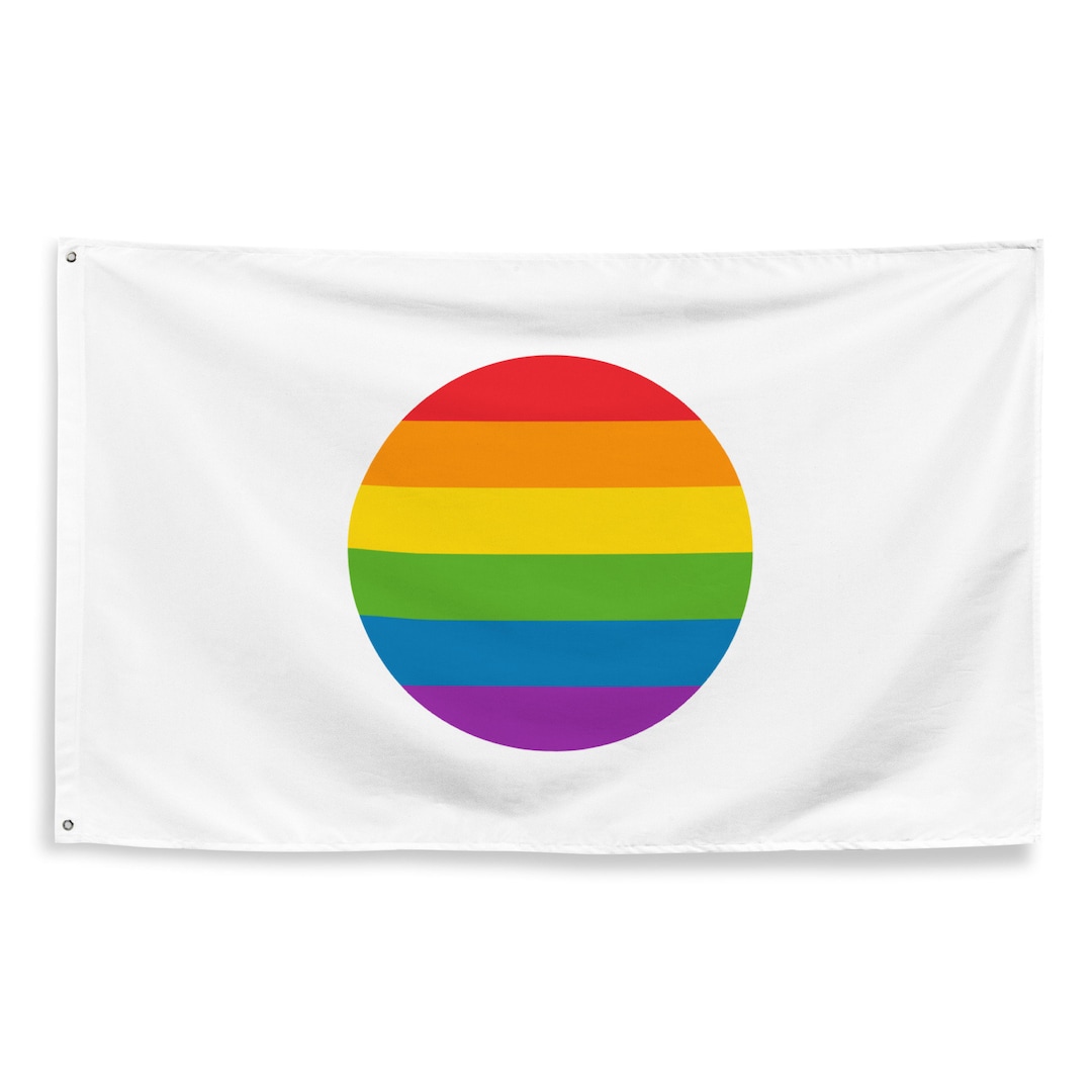 LGBT Japan Pride Flag 3x5 - Etsy