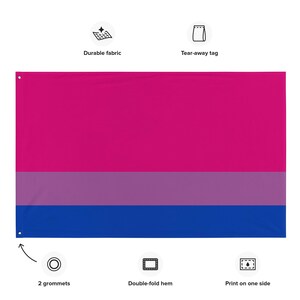 Bisexual Femme Preference Flag 3x5 | Bi Woman Pride Flag Banner - Etsy