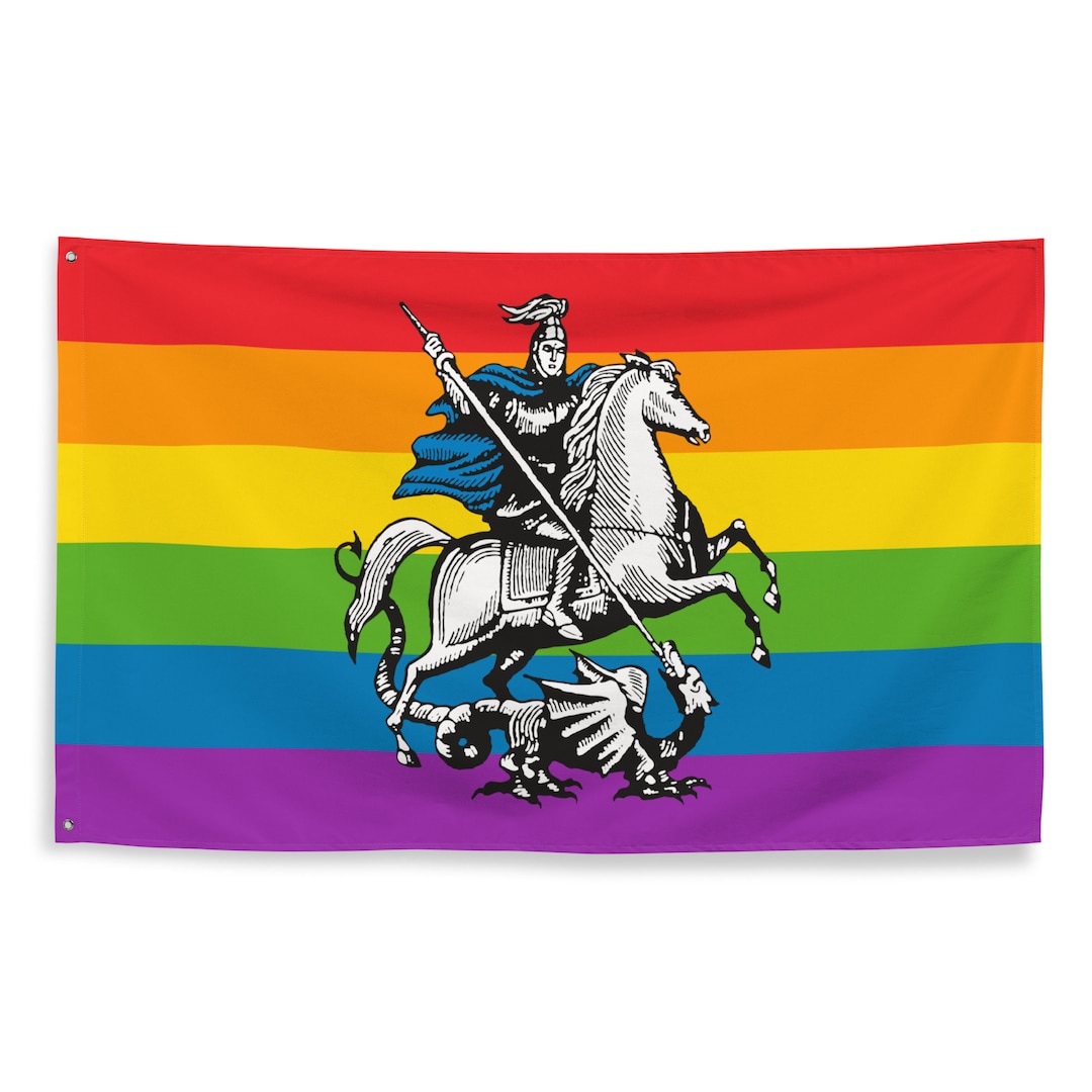 LGBT Moscow, Russia Pride Flag 3x5 - Etsy