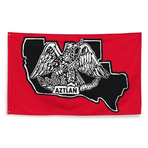Aztlan Chicano Eagle Southwest US Flag 3x5 - Etsy