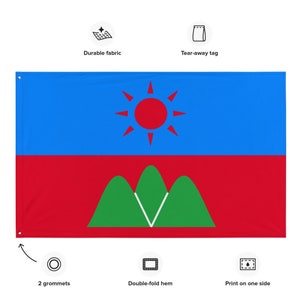 Wa State Autonomous Myanmar Flag 3x5 - Etsy