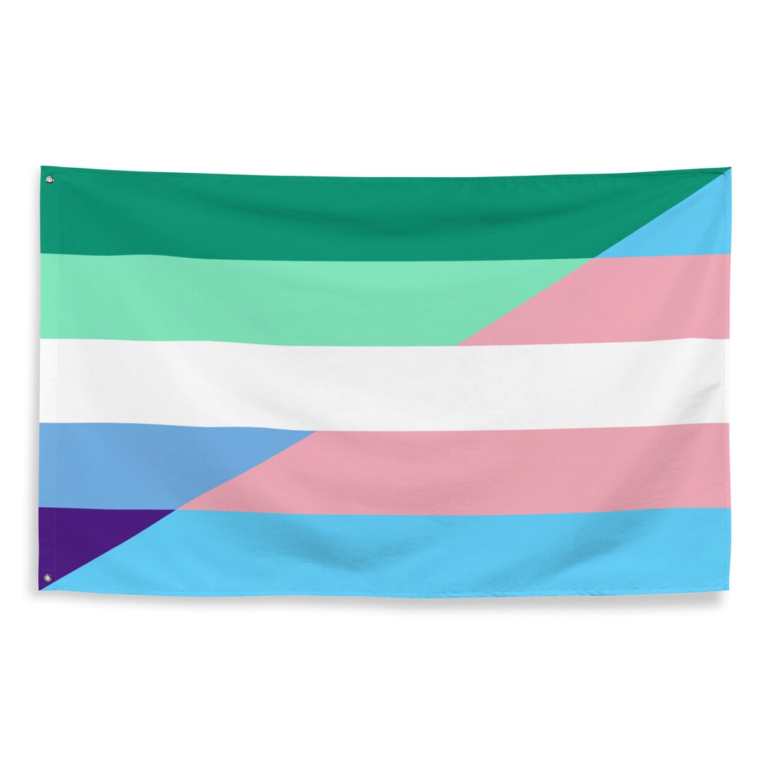 Transgender Gay Men Trans Pride Flag 3x5 - Etsy Australia