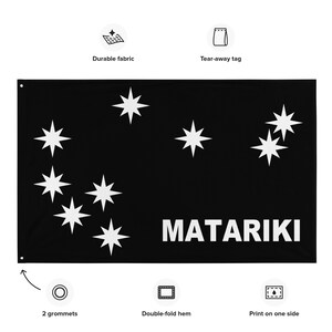Matariki Maori New Year Aotearoa New Zealand Flag 3x5 - Etsy