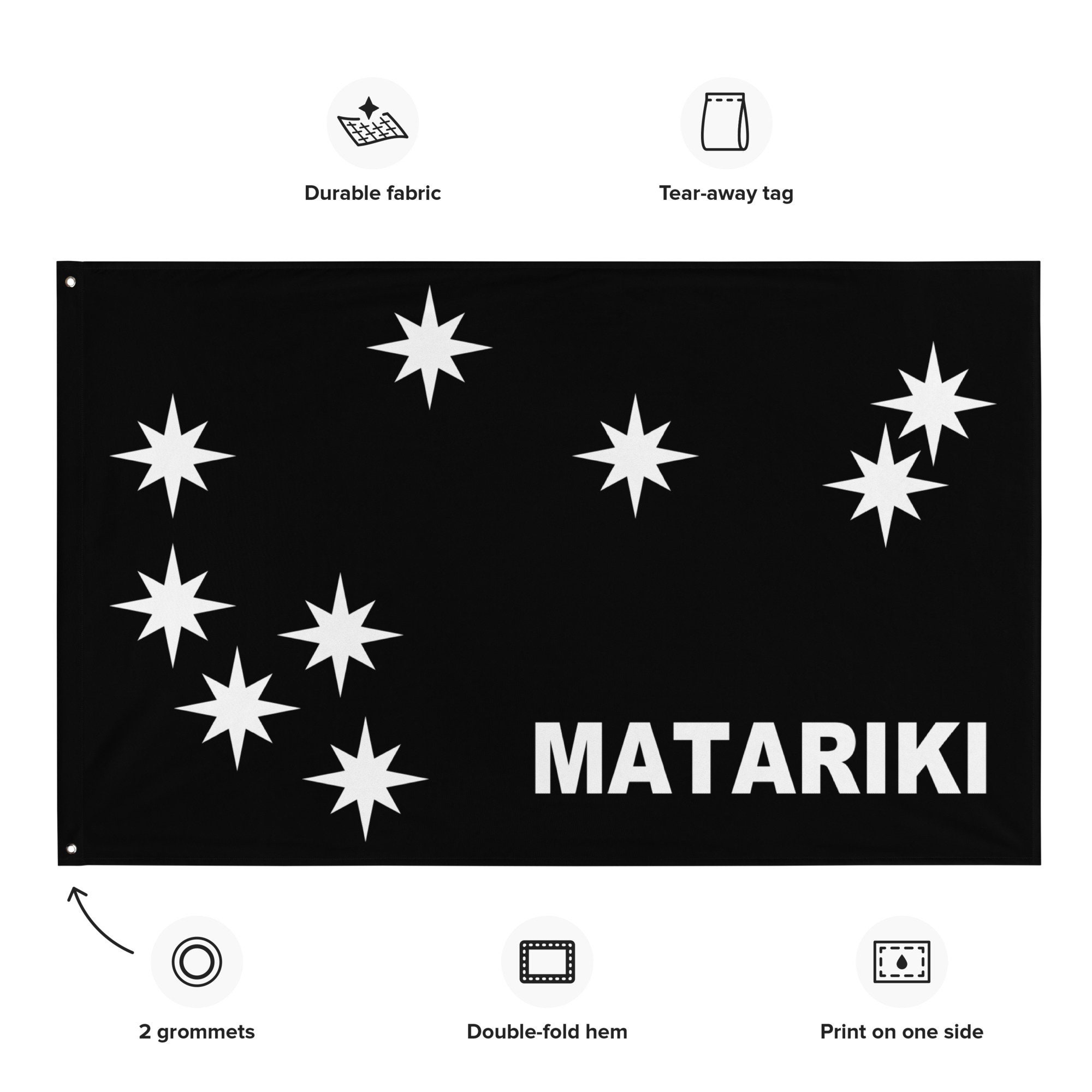 Matariki Maori New Year Aotearoa New Zealand Flag 3x5 - Etsy