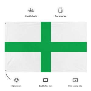 Florida Green Cross Republic of the Floridas Flag 3x5 - Etsy