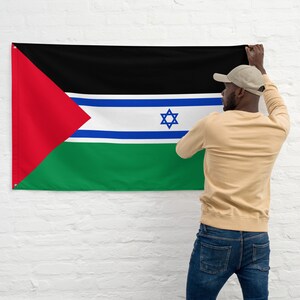 Palestine Israel Binational Flag 3x5 - Etsy