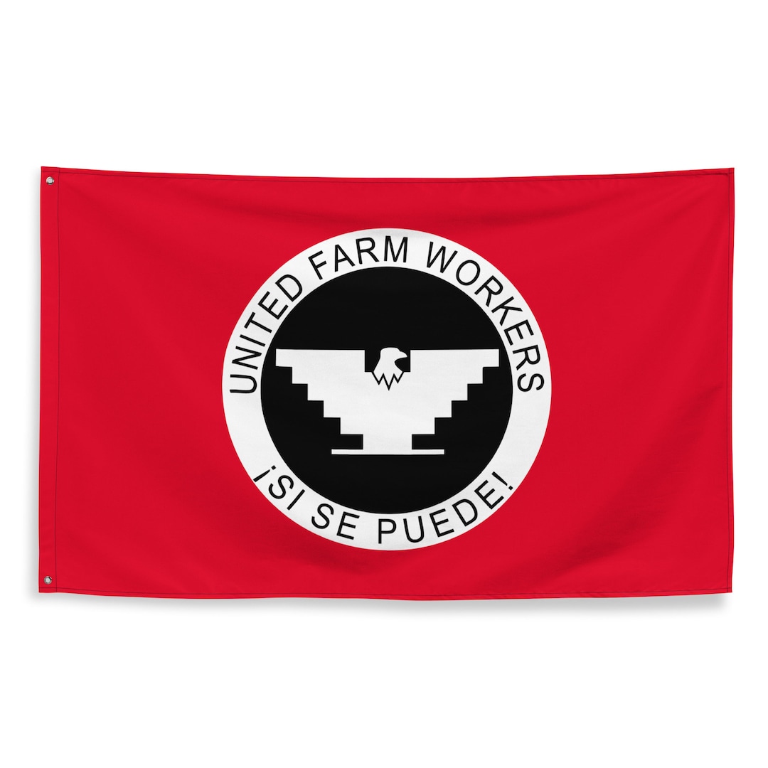 UFW Chicano United Farm Workers Si Se Puede Aztlan Flag 3x5 - Etsy