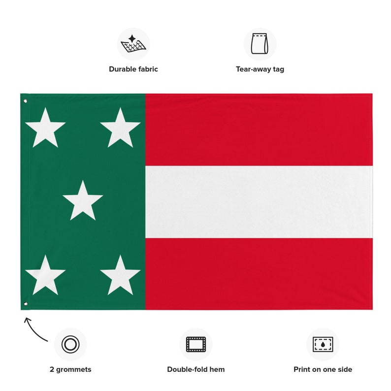 Yucatan Republic Flag 3x5 - Etsy