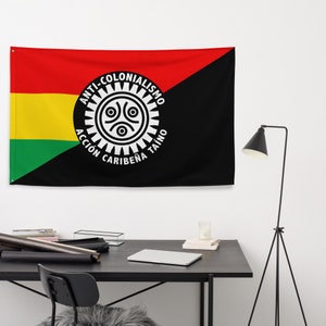 Indigenous Taíno Antifascist Anticolonialist Flag 3x5 - Etsy
