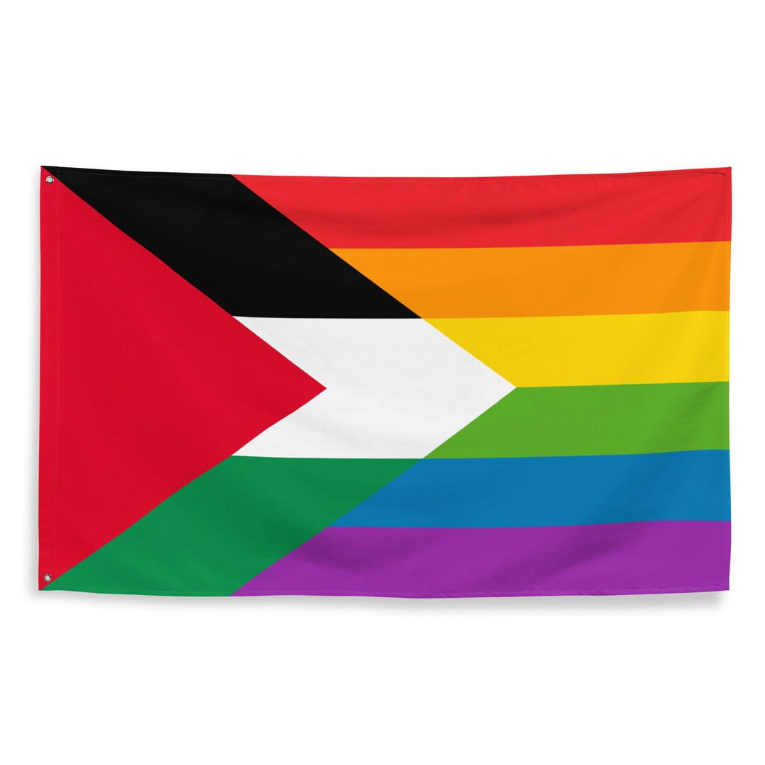 LGBT Palestine Pride Flag 3x5 - Etsy