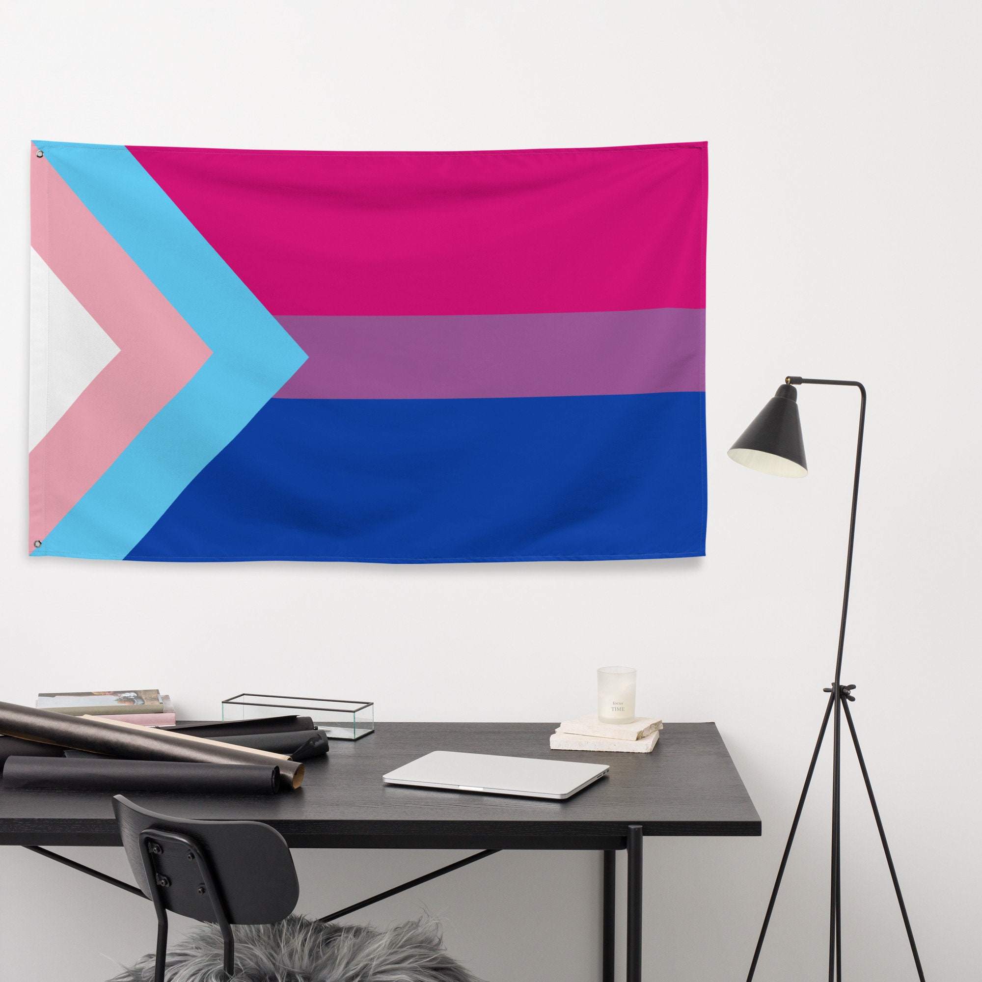 Transgender Bisexual Flag 3x5 | Bi Trans-inclusive Pride Flag Banner - Etsy