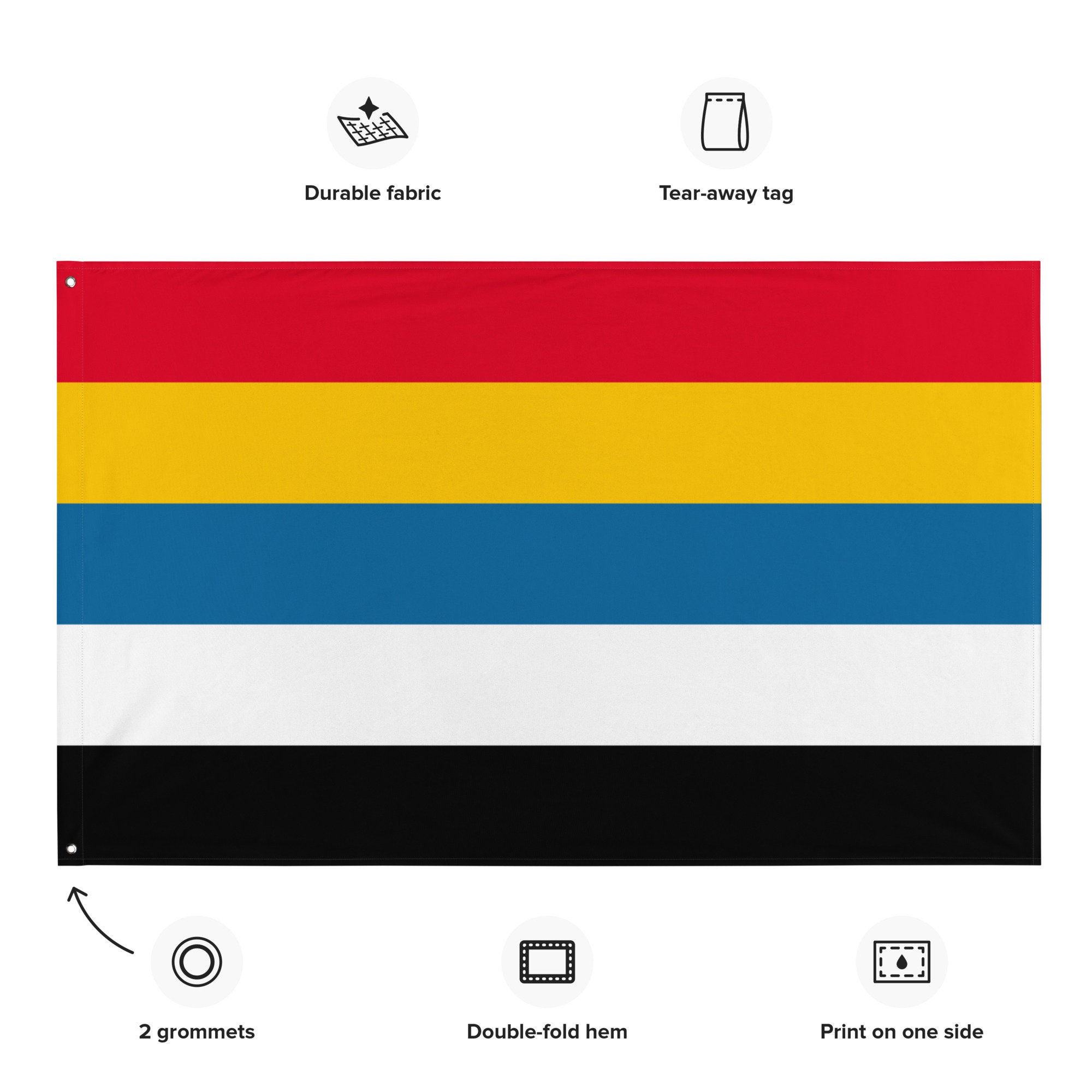 Republic of China Five Races Under One Union Flag 3x5 - Etsy