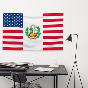 Peruvian American USA Peru Flag 3x5 - Etsy