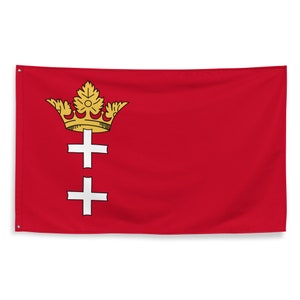 Free City of Danzig Flag 3x5 - Etsy
