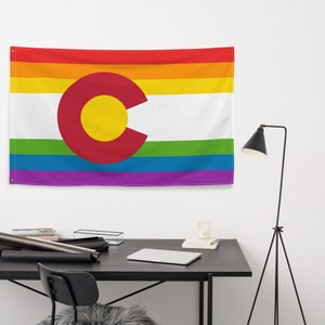 LGBT Colorado Pride Flag 3x5 - Etsy