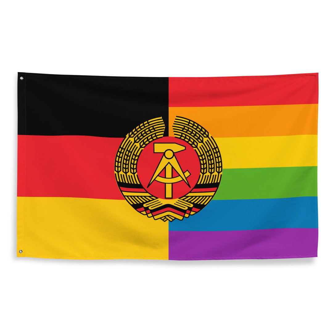 LGBT DDR East Germany Pride Flag 3x5 - Etsy