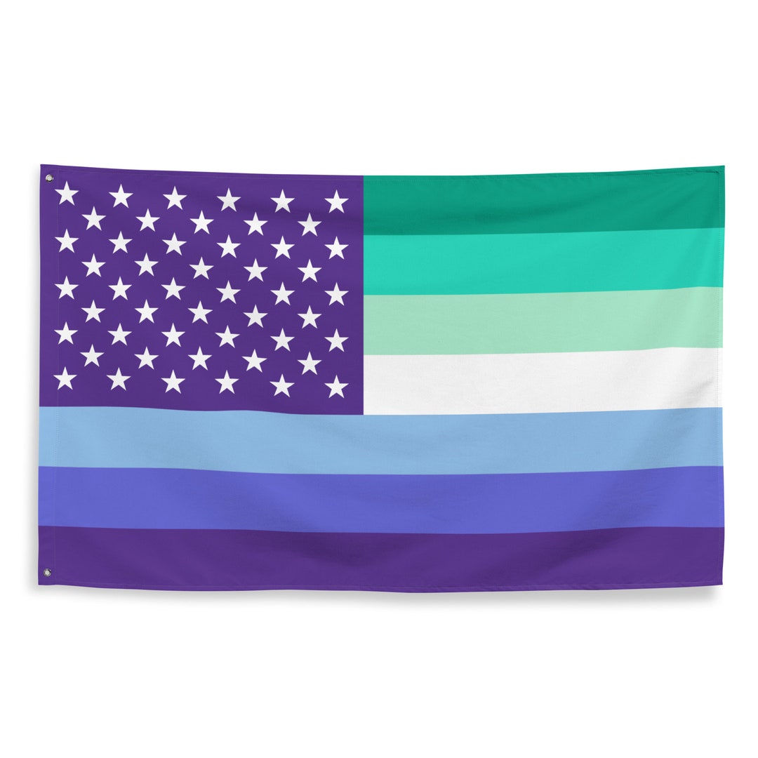 USA American Gay Man MLM Pride Flag 3x5 - Etsy