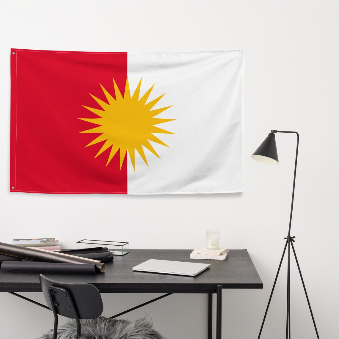 Yazidi Flag 3x5 | Yezidis Ethnic Kurdish Movement for Reform and ...