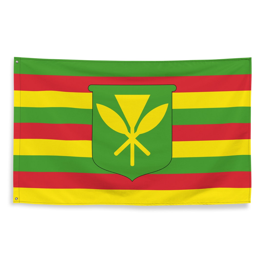 Native Hawaiian Kanaka Maoli Flag 3x5 - Etsy