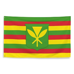 Native Hawaiian Kanaka Maoli Flag 3x5 - Etsy