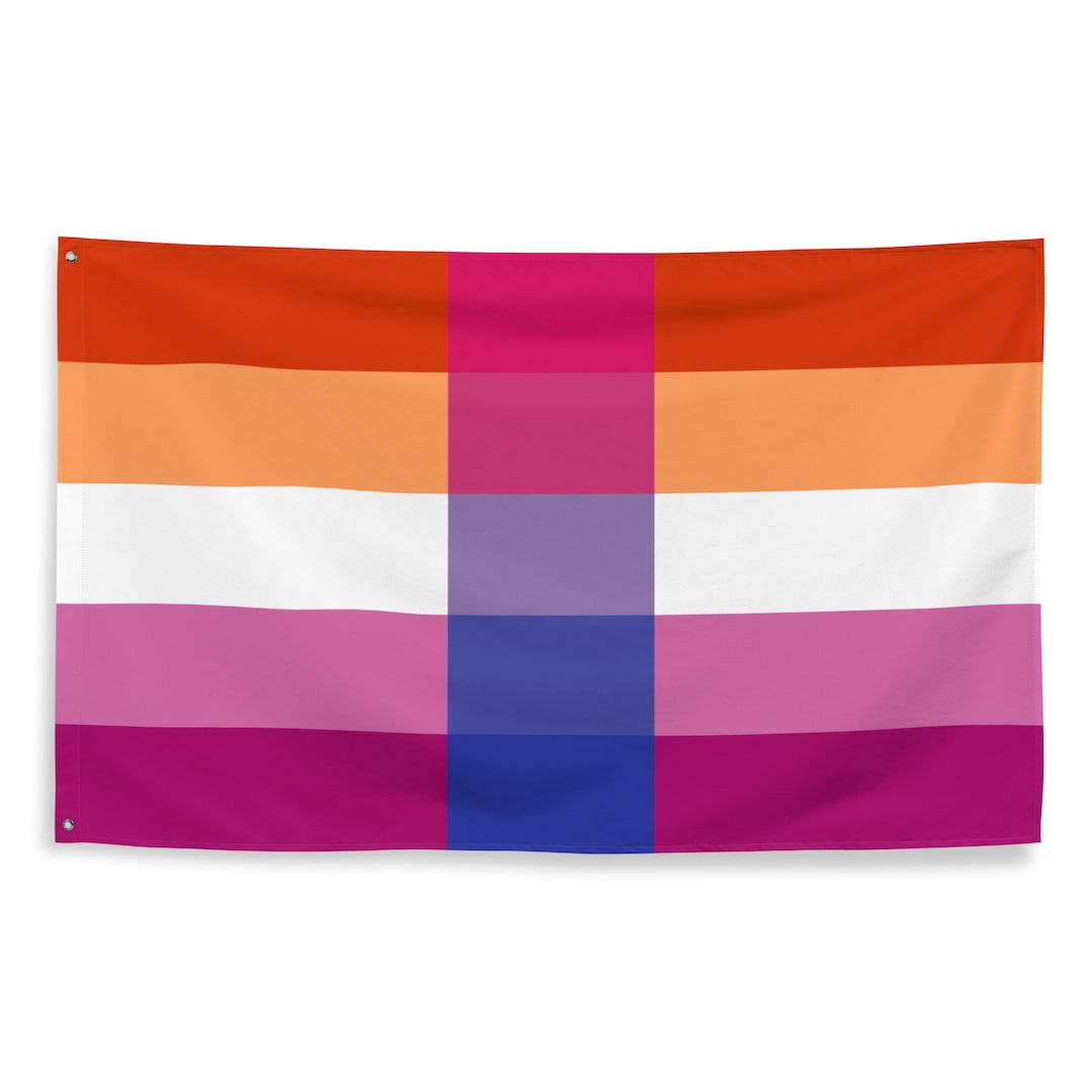 Homoflexible Lesbian Pride Flag 3x5 | WLW Sapphic Gay Bisexual Woman Banner - Etsy