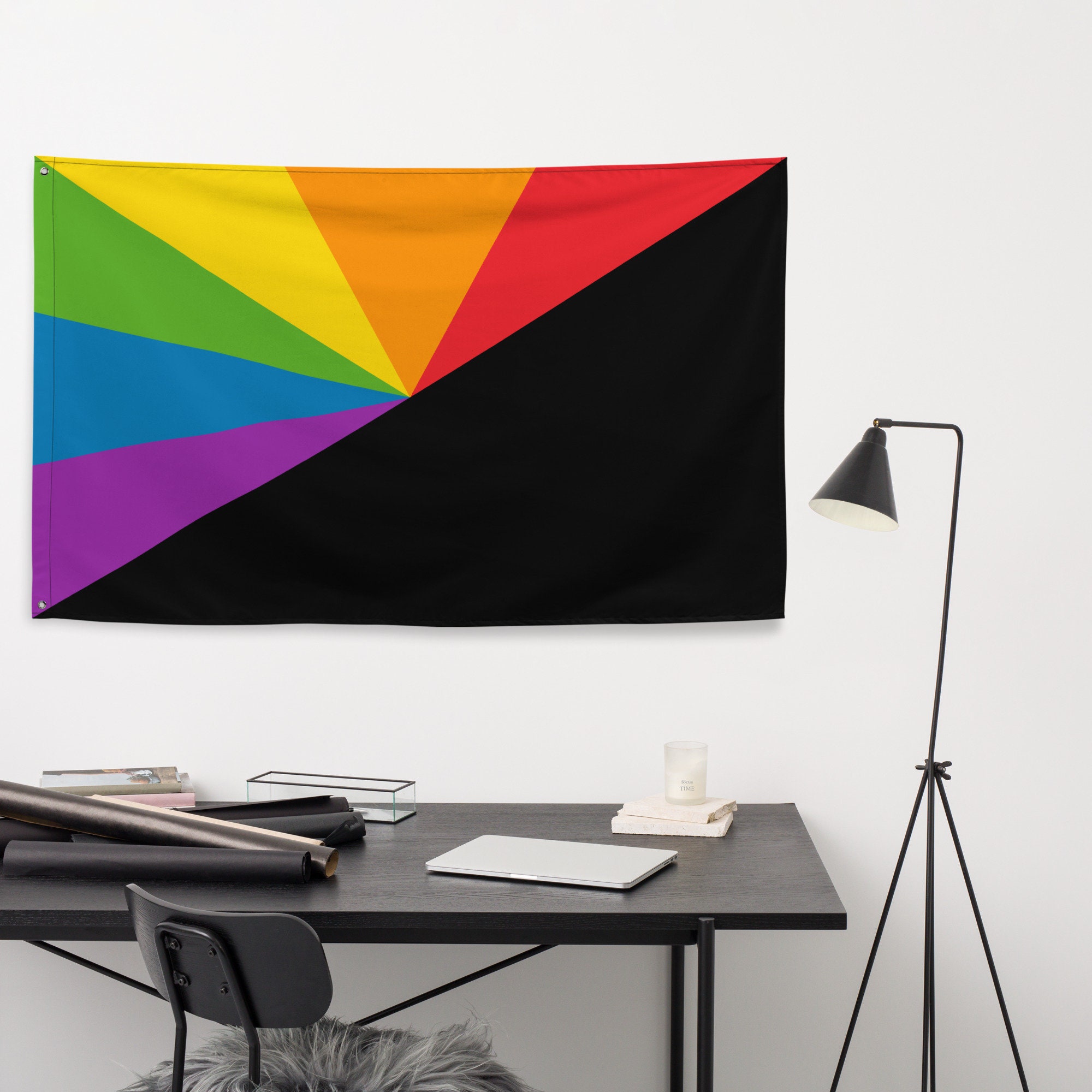 Queer Anarchist LGBT Rainbow Pride Flag 3x5 - Etsy