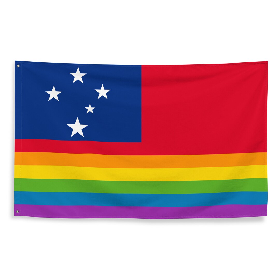 LGBT Samoa Pride Flag 3x5 - Etsy