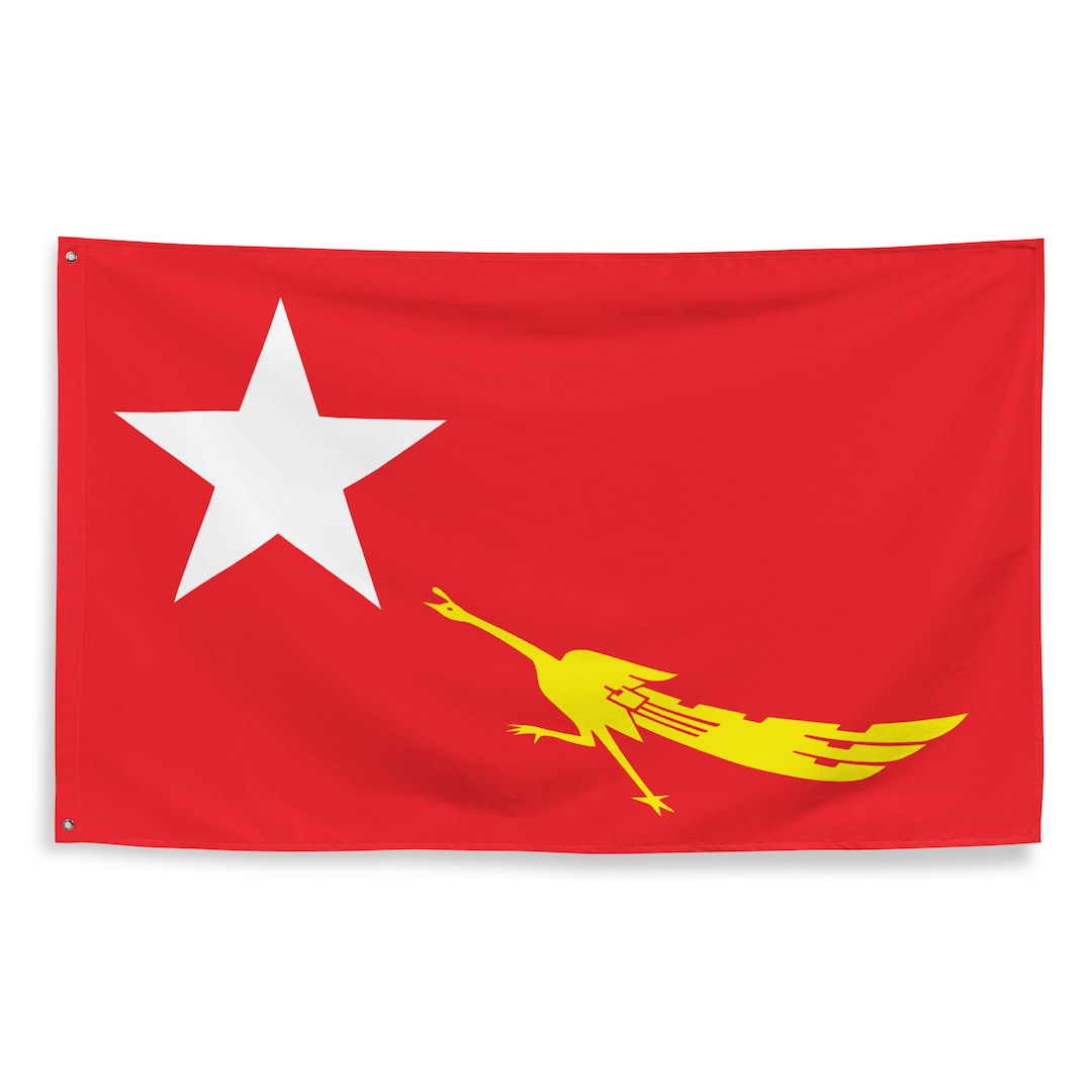 National League for Democracy Flag 3x5 | Pro-democratic Myanmar Burma ...