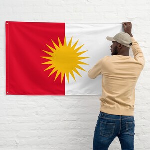 Yazidi Flag 3x5 | Yezidis Ethnic Kurdish Movement for Reform and ...