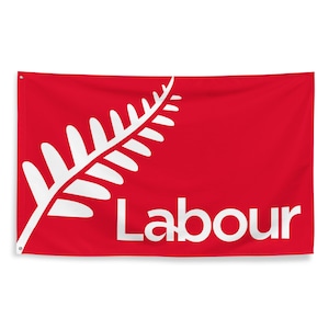 New Zealand Labour Party Flag 3x5 - Etsy