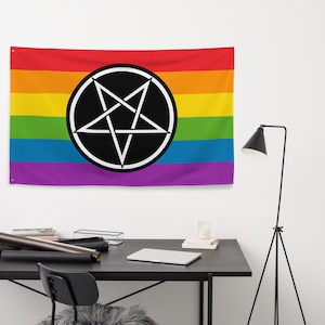 LGBT Satan Pride Flag 3x5 - Etsy