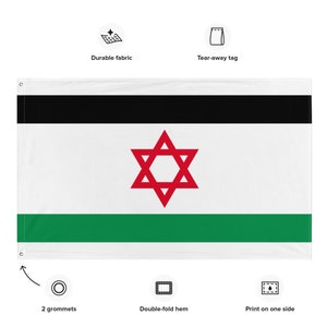 Israel Palestine Binational State Flag 3x5 - Etsy