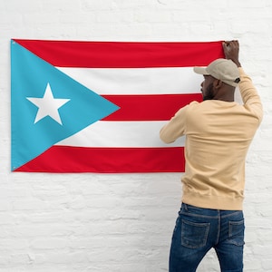 Light Blue Puerto Rico Flag 3x5 | Azul Claro El Grito De Lares La ...