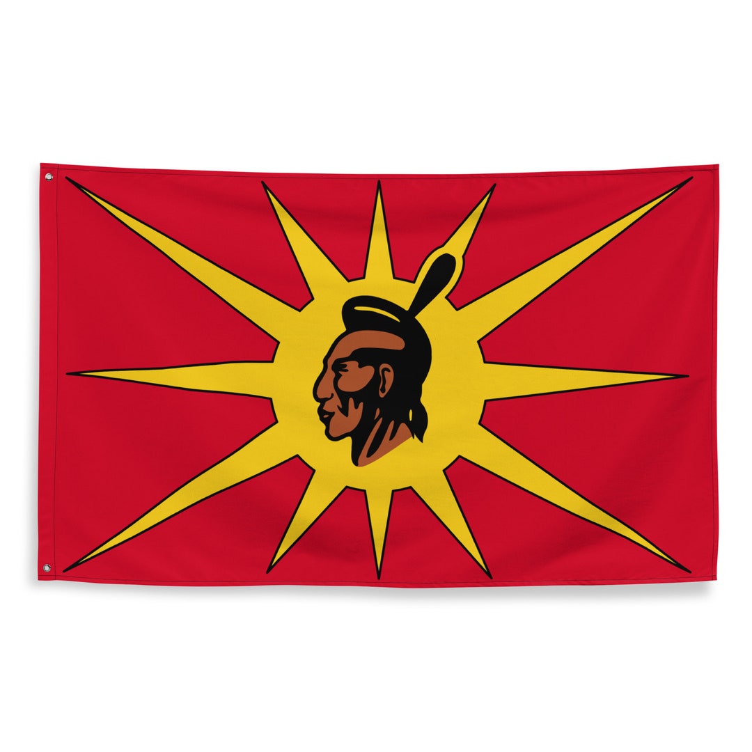 Mohawk Warrior Society Flag 3x5 | Native American Indigenous Activism ...