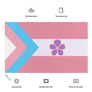 Trans Sapphic Pride Flag 3x5 | Transgender WLW Sappho Lesbian Gay ...