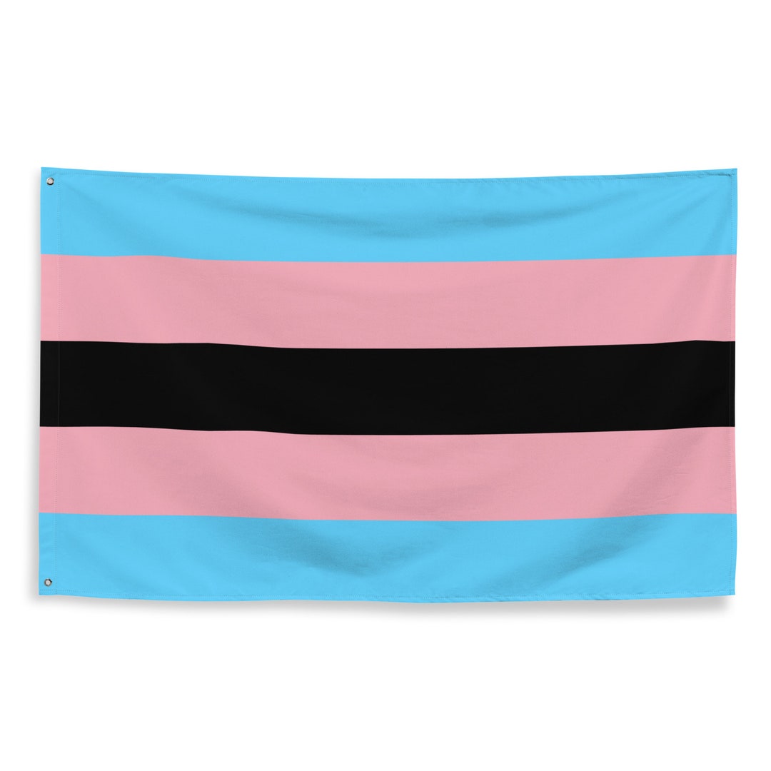 Black Trans Pride Flag 3x5 | Afro- African Transgender Banner - Etsy