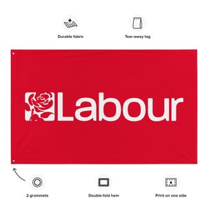 United Kingdom Labour Party Flag 3x5 - Etsy UK