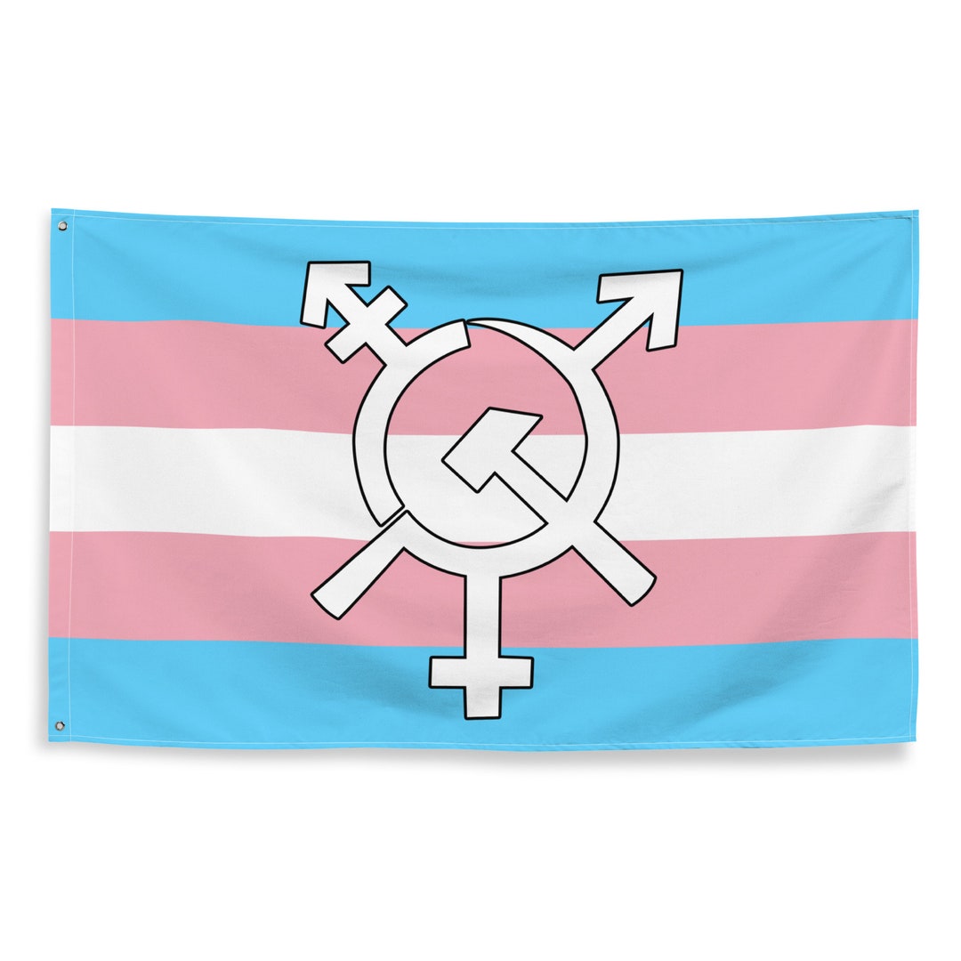 Transgender Trans Communist Socialist Flag 3x5 - Etsy Canada