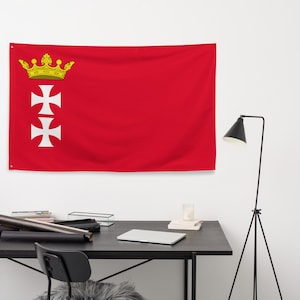 Republic of Danzig Flag 3x5 - Etsy