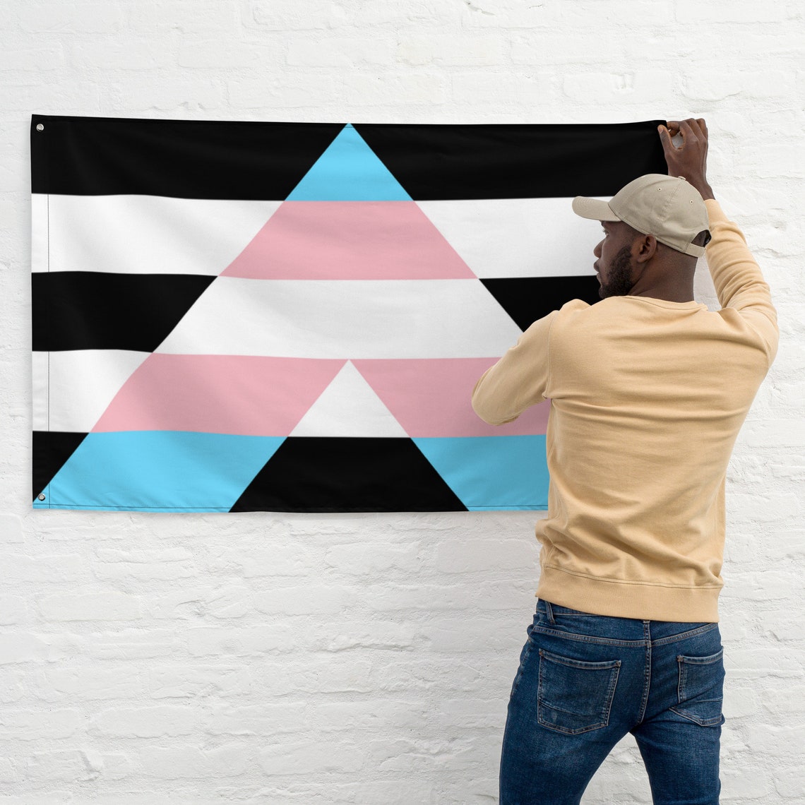 Trans Ally Flag - Etsy