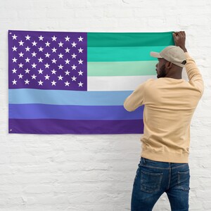 USA American Gay Man MLM Pride Flag 3x5 - Etsy
