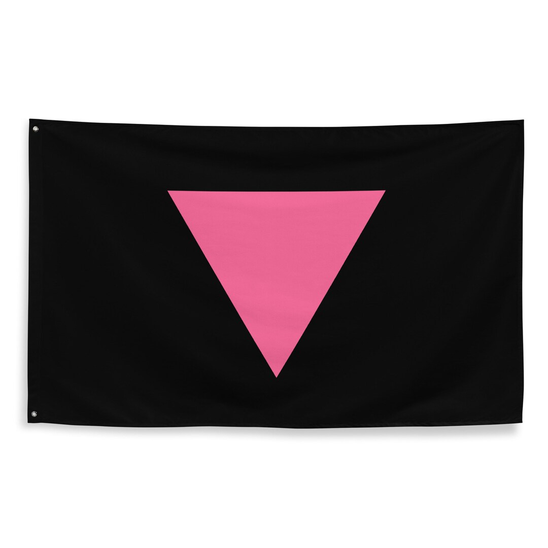 Pink Triangle LGBT Pride Flag 3x5 - Etsy