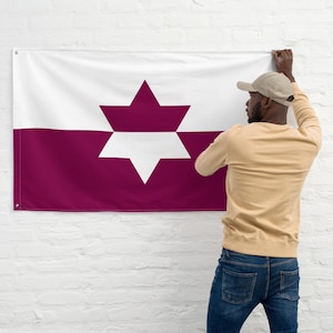 Jewish Flag 3x5 | Flag of ALL Jews Inclusive Banner Ashkenazi Sephardic ...