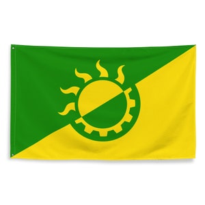 Solarpunk Environmentalist Flag 3x5 - Etsy