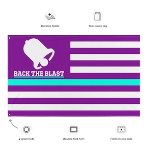 Baja Blast American Flag Back the Blast Taco Bell 3x5 - Etsy
