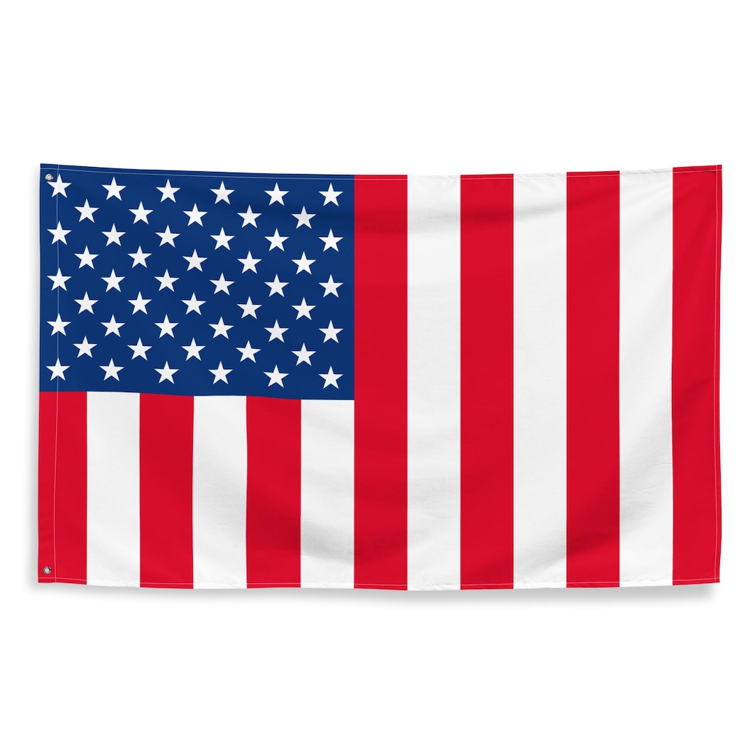 USA Civil Peace Flag 3x5 | Blue Canton American Civilian Banner Anti ...